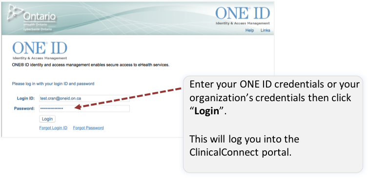 Resource Centre - Login | ClinicalConnect