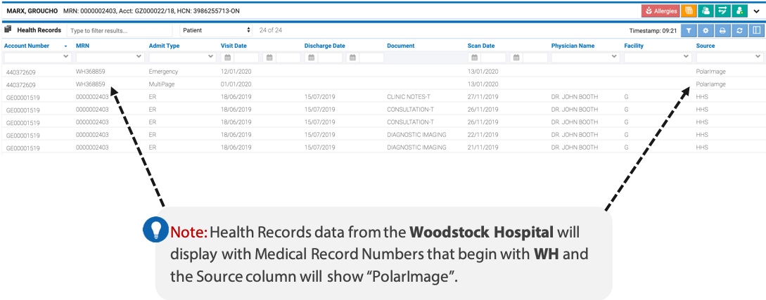 Resource Centre - Health Records Module | ClinicalConnect